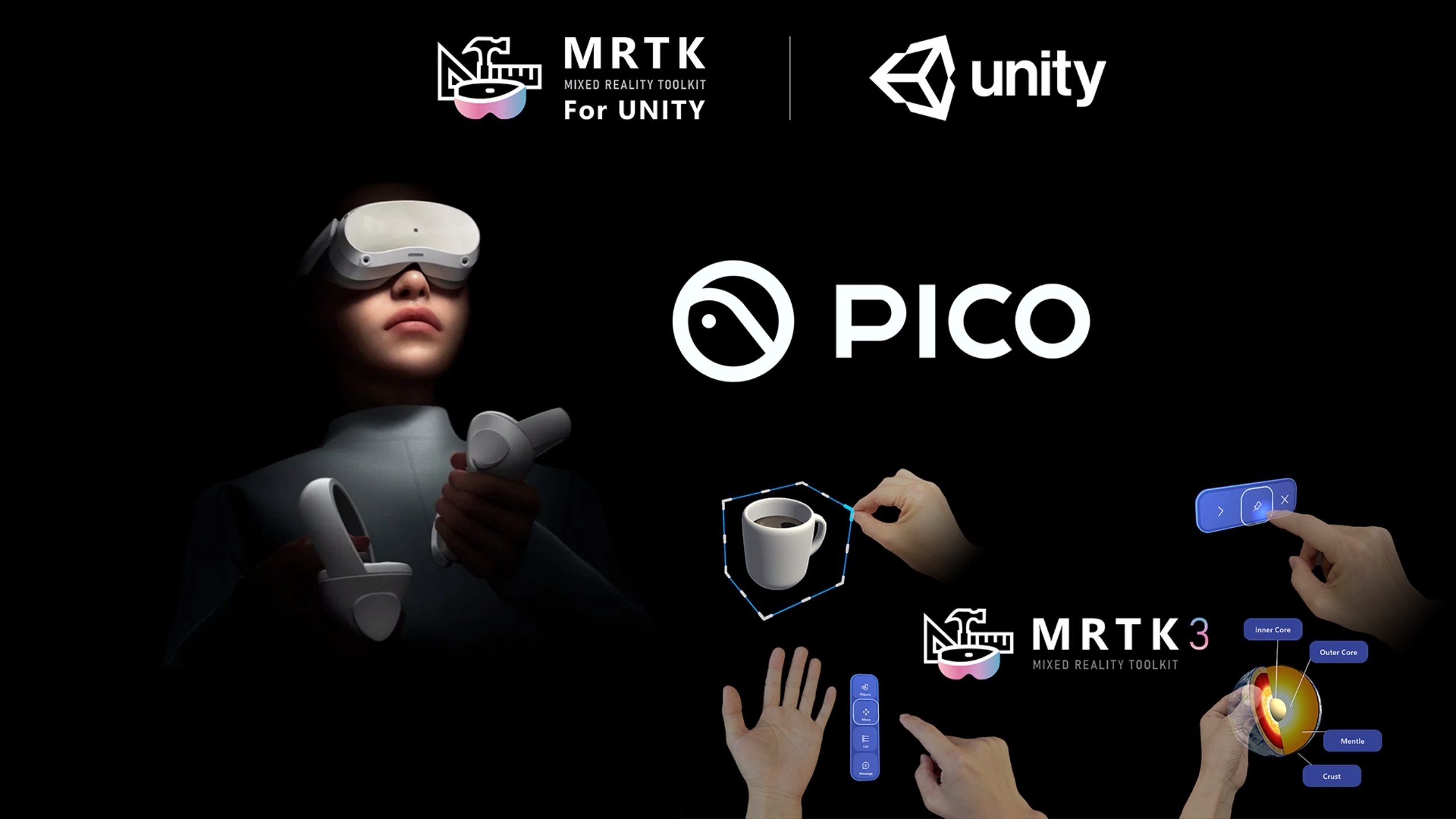 UnityPicoVRMR手势交互MRTK3教程_哔哩哔哩_bilibili