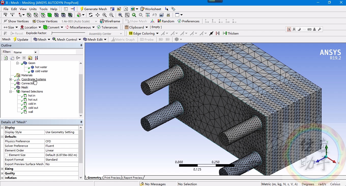 ANSYS FLUENT板式换热器全过程仿真案例_哔哩哔哩_bilibili