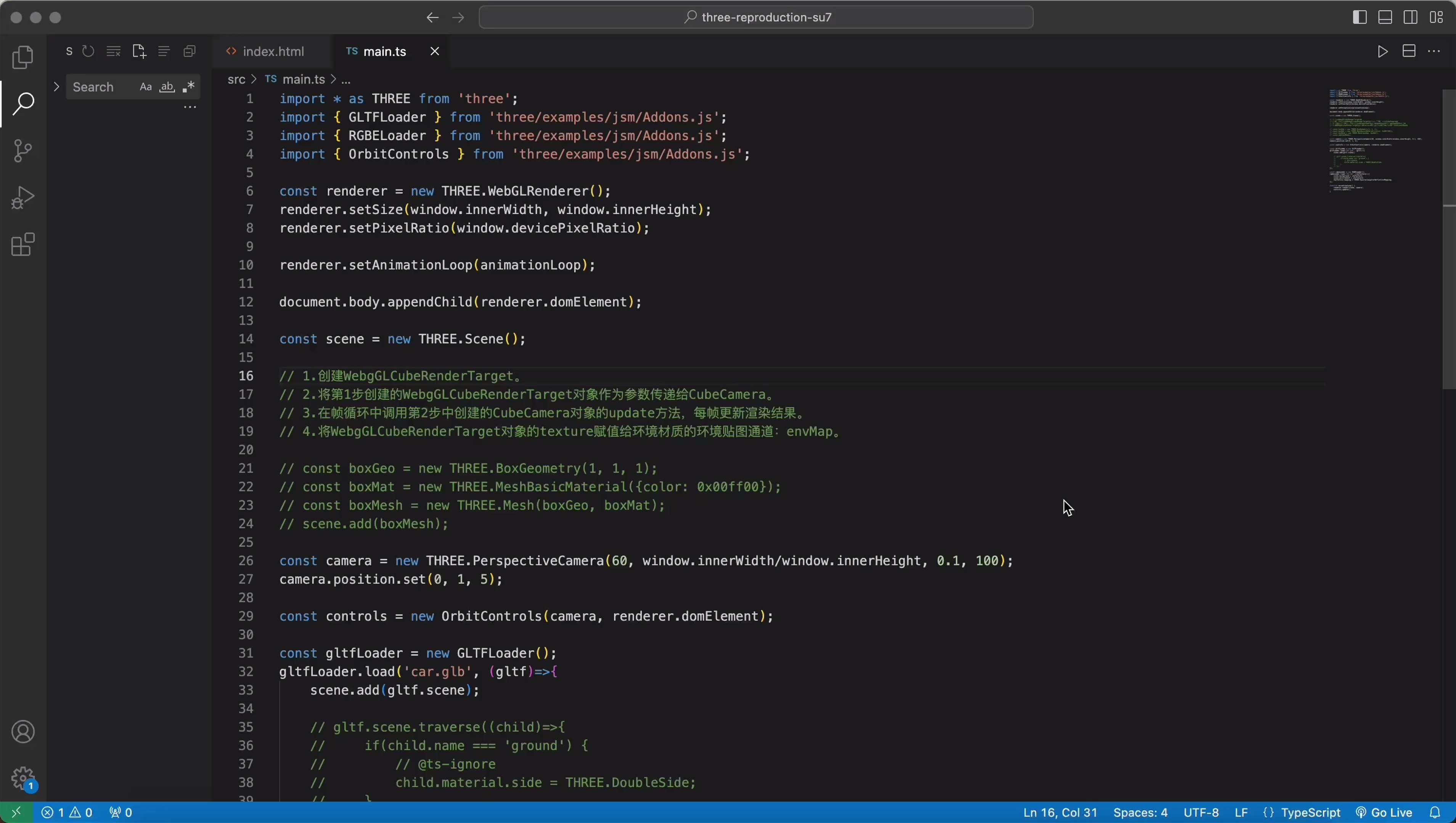 Three.js小米Su7复刻教程（技术+美术）_哔哩哔哩_bilibili