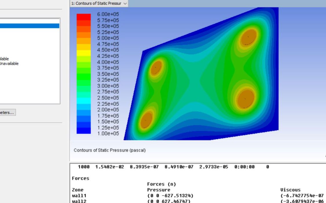 Fluent有均压槽的气浮导轨仿真分析_哔哩哔哩_bilibili