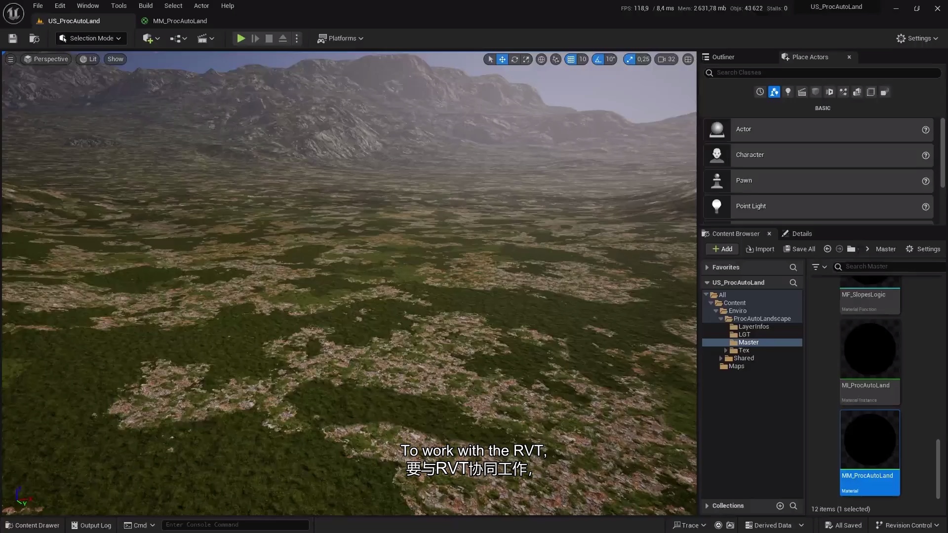 Unreal Engine：程序化景观材质_哔哩哔哩_bilibili