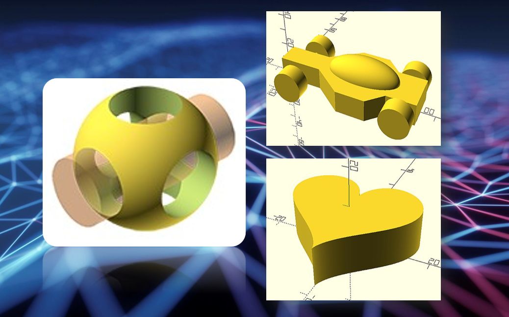OpenSCAD_Tutorial_哔哩哔哩_bilibili