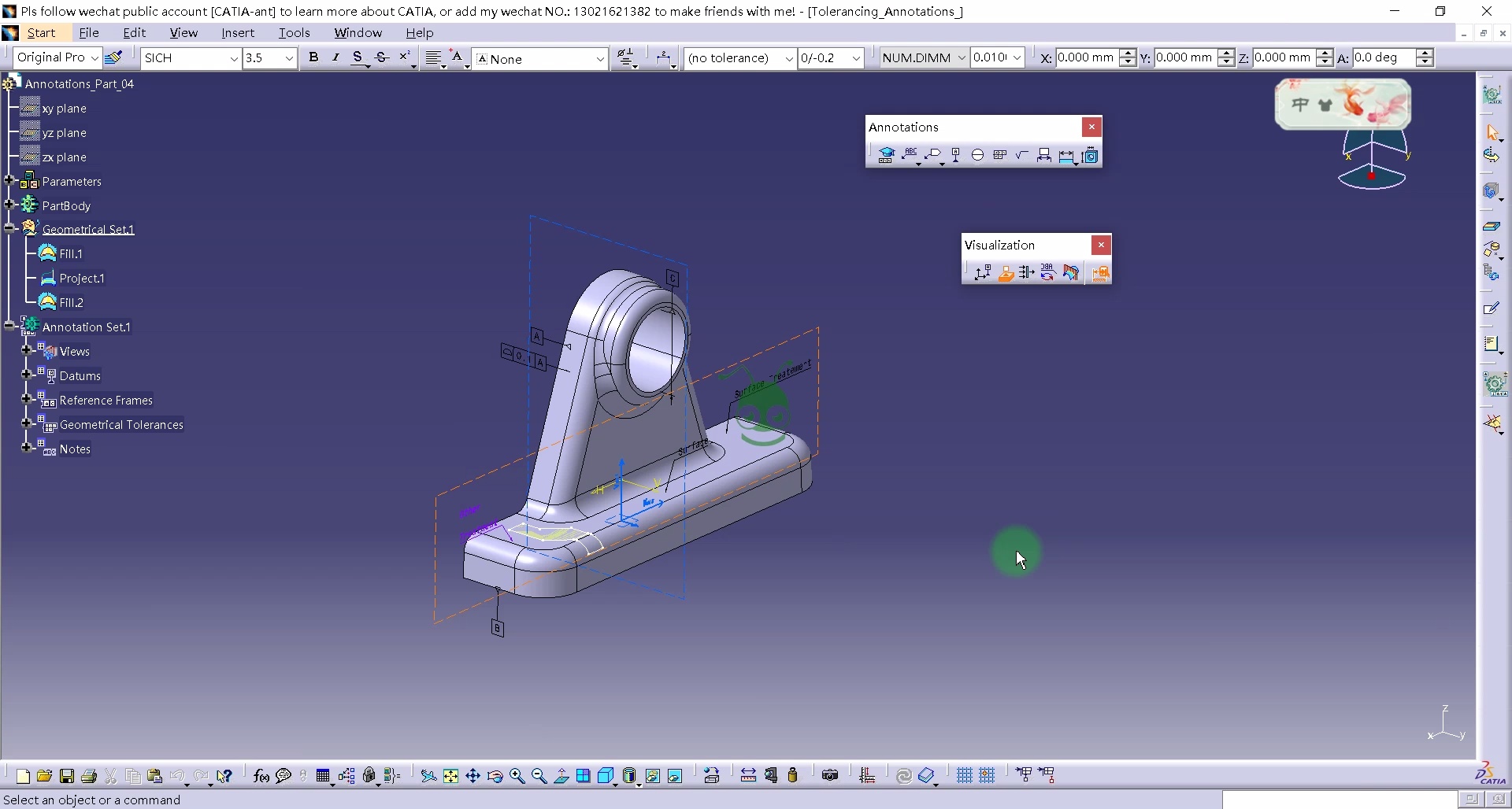 CATIA三维标注FTA视频教程_哔哩哔哩_bilibili