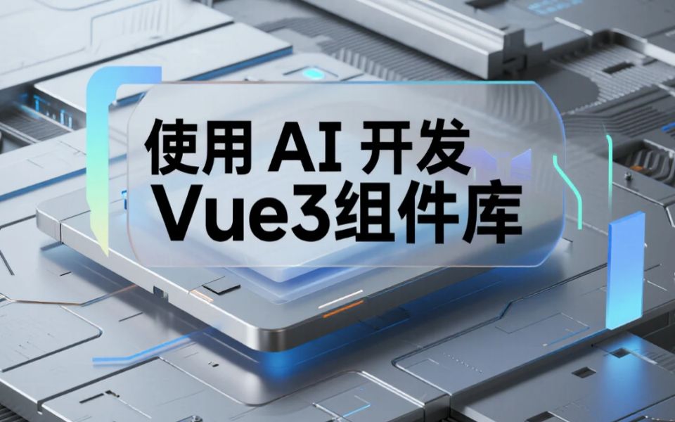 使用AI开发Vue3组件库_哔哩哔哩_bilibili