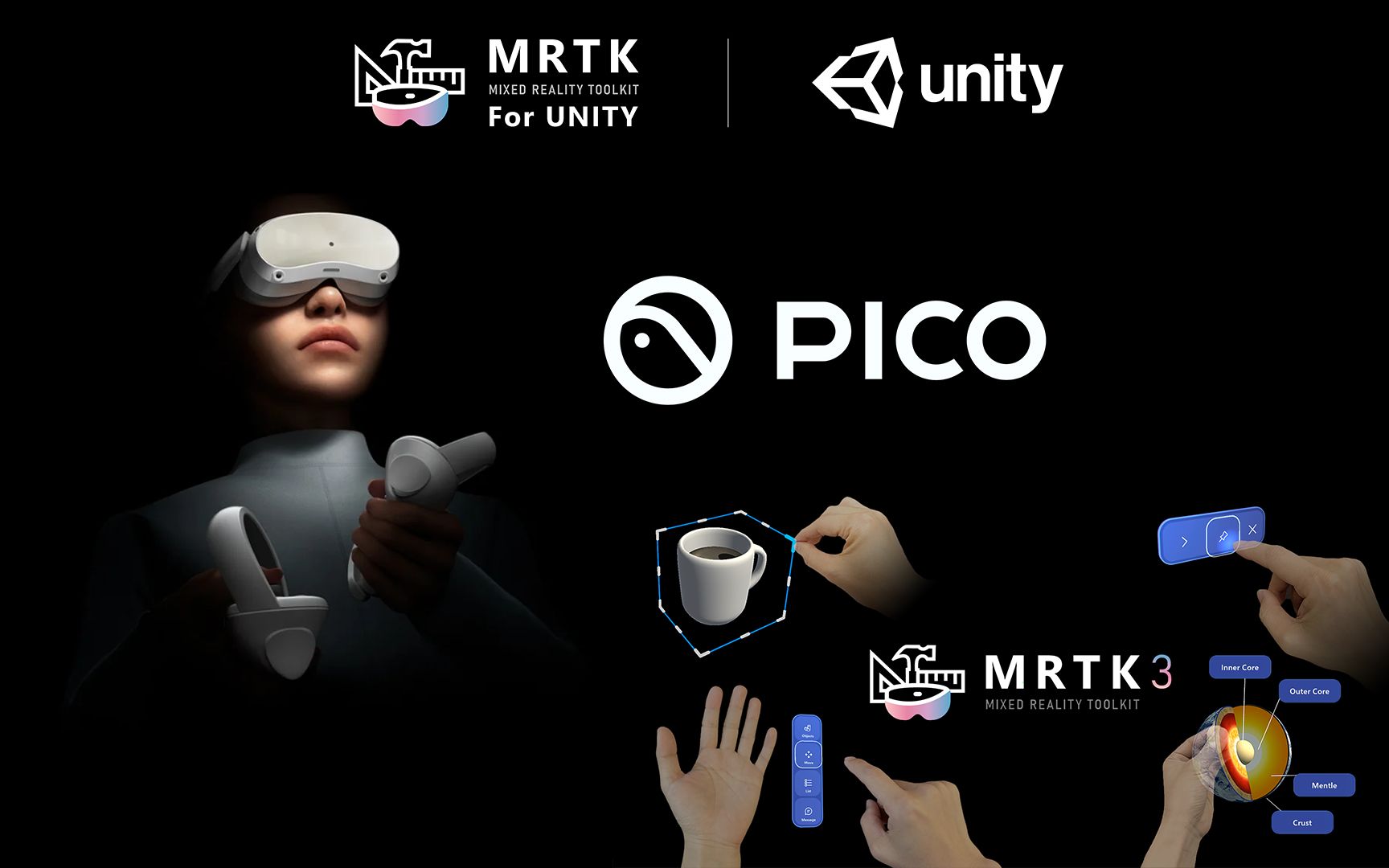 UnityPicoVRMR手势交互MRTK3教程_哔哩哔哩_bilibili