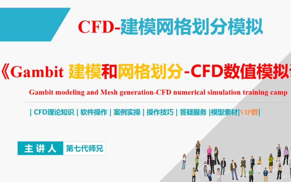 gambit建模网格划分-CFD模拟fluent_哔哩哔哩_bilibili