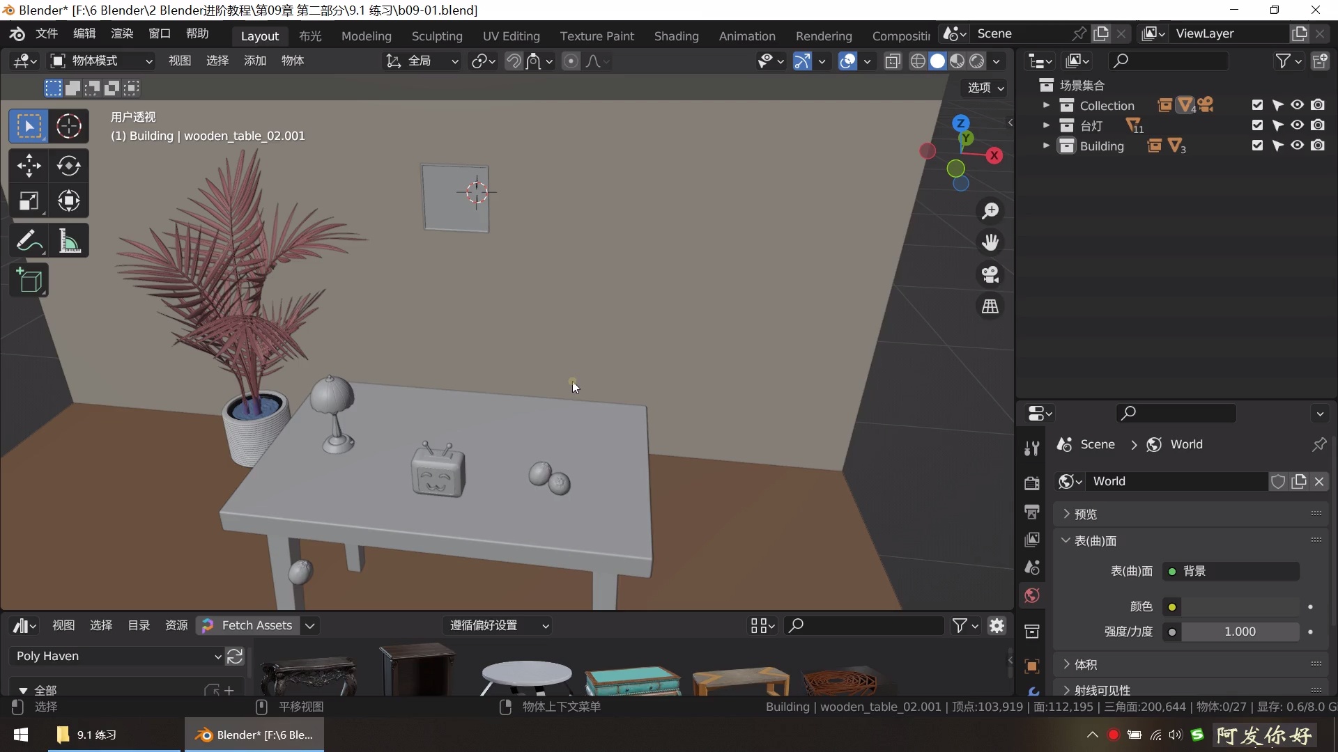 Blender建模进阶教程【阿发你好】_哔哩哔哩_bilibili