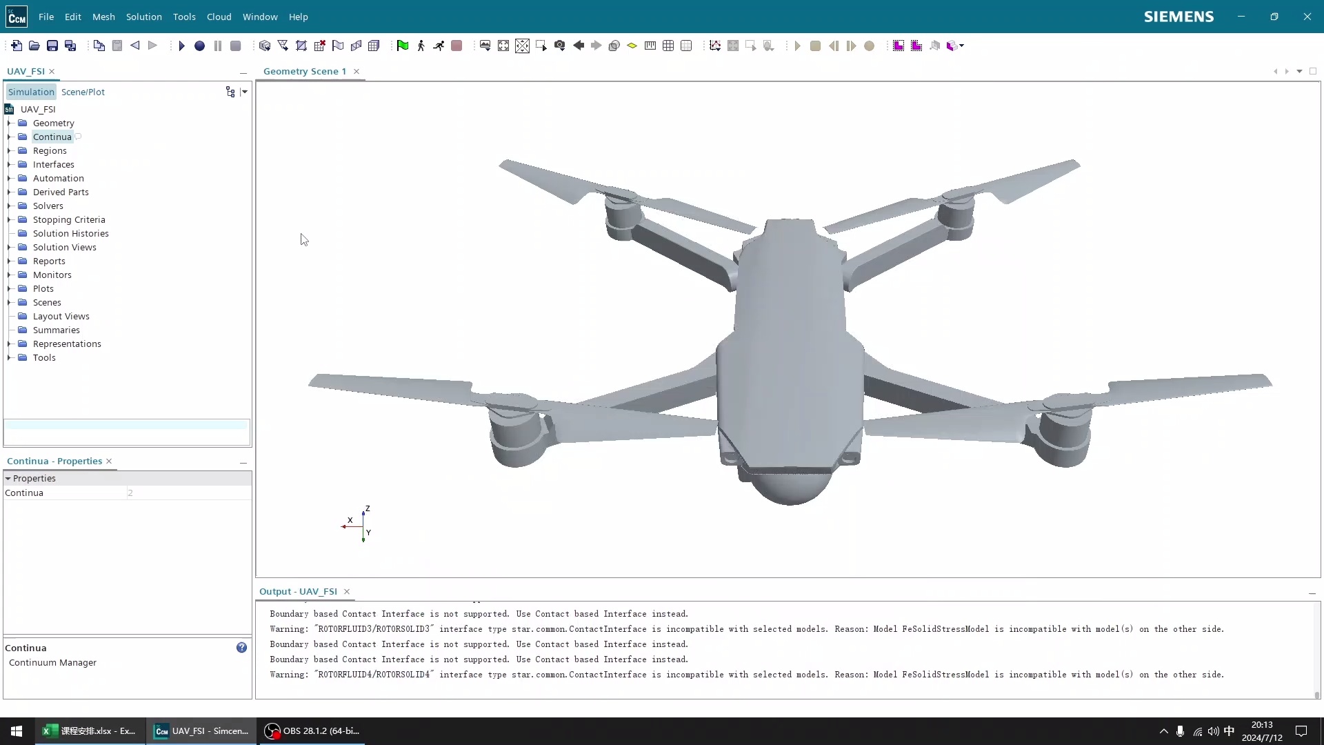 starccm旋翼无人机流固双向耦合叶片颤振教程_哔哩哔哩_bilibili