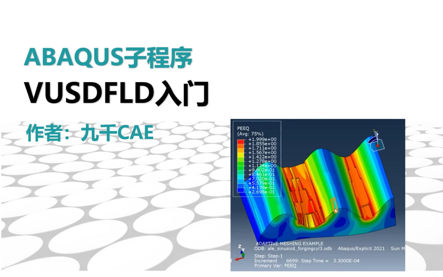 Abaqus子程序-VUSDFLD入门_哔哩哔哩_bilibili