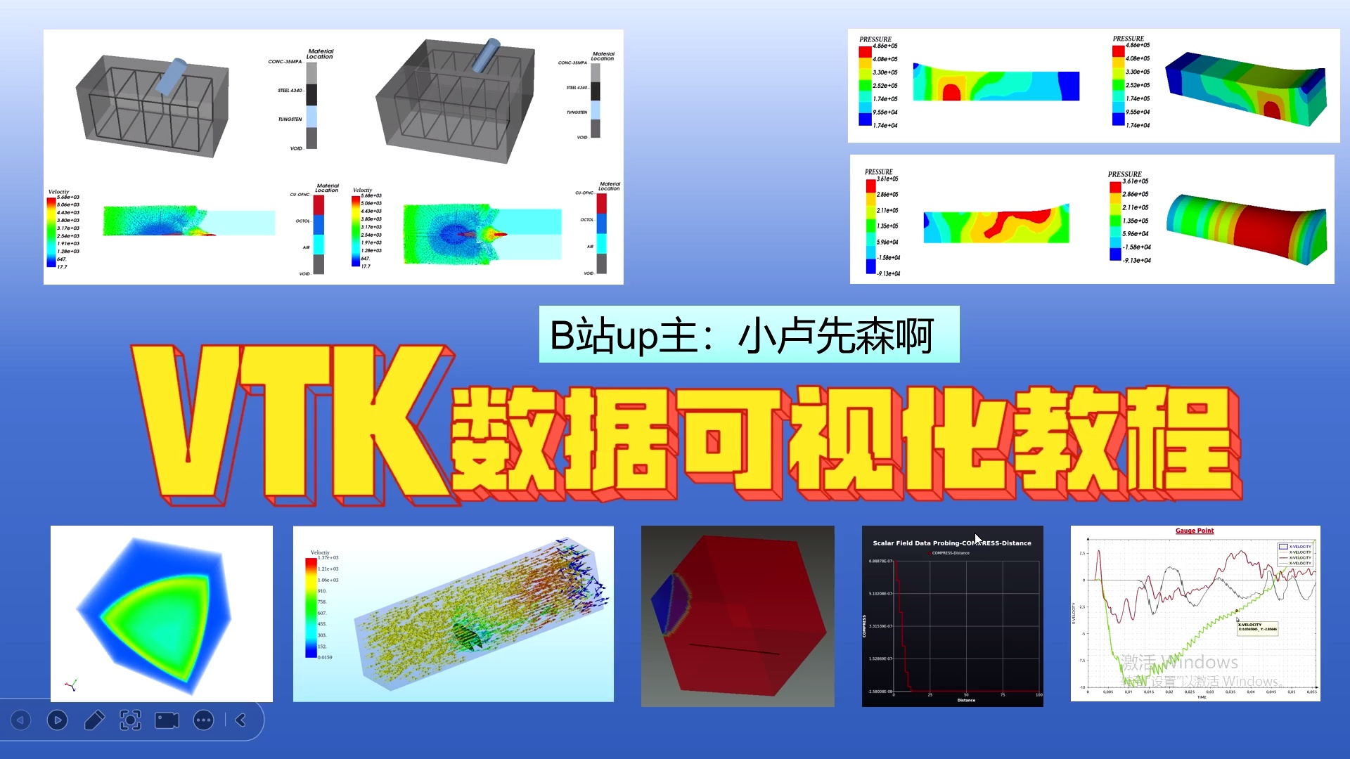 Qt+VTK数据可视化——工程实践_哔哩哔哩_bilibili