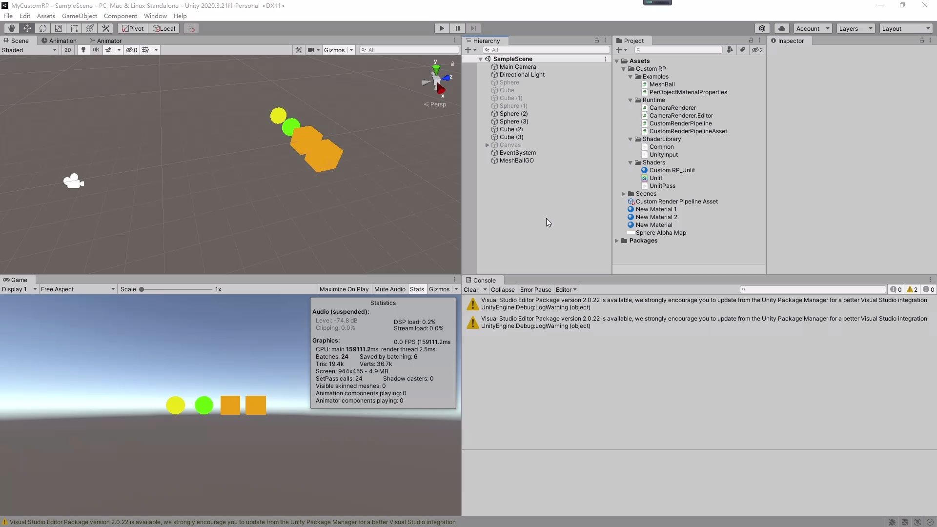 一步步搭建Unity可编程渲染管线_哔哩哔哩_bilibili