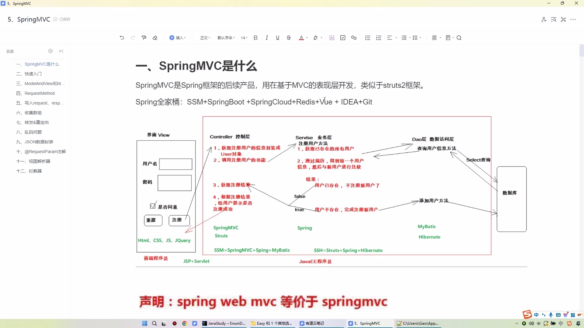 EasyJava: SSM SpringBoot_哔哩哔哩_bilibili