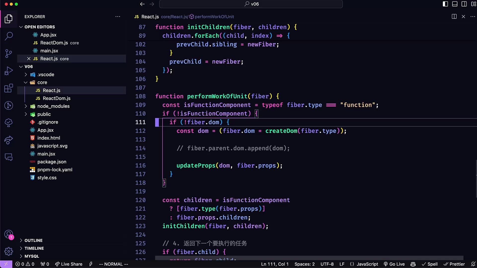 阿崔带你实现 mini-react_哔哩哔哩_bilibili