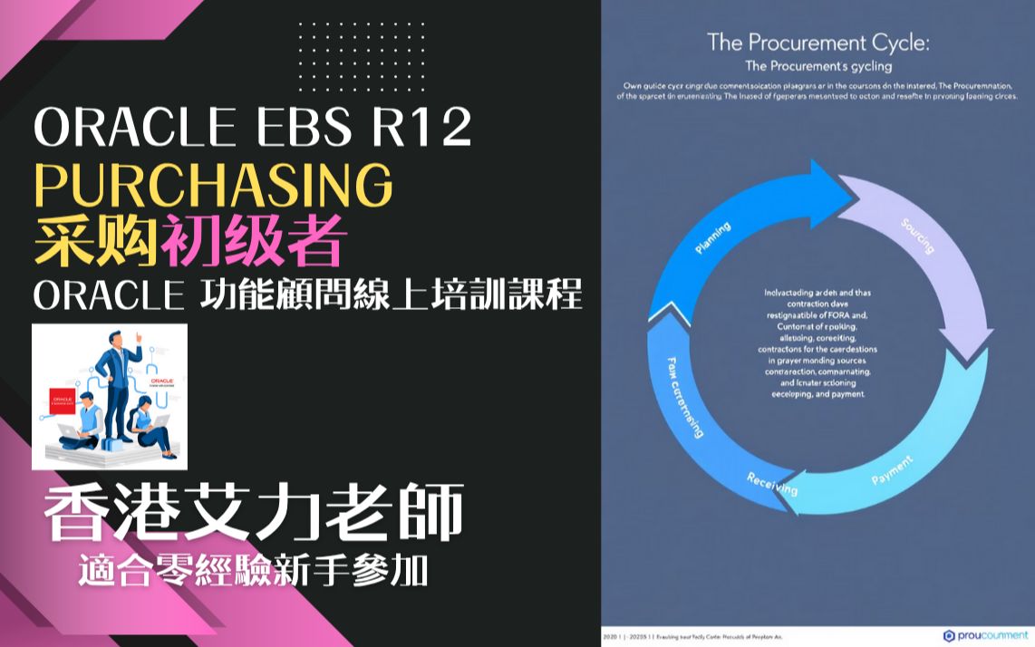 Oracle R12 采购管理(初学者)普通话_哔哩哔哩_bilibili