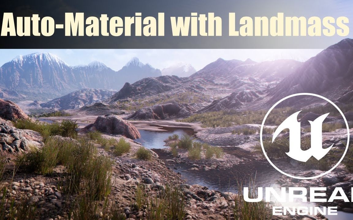 Unreal Engine：程序化景观材质_哔哩哔哩_bilibili