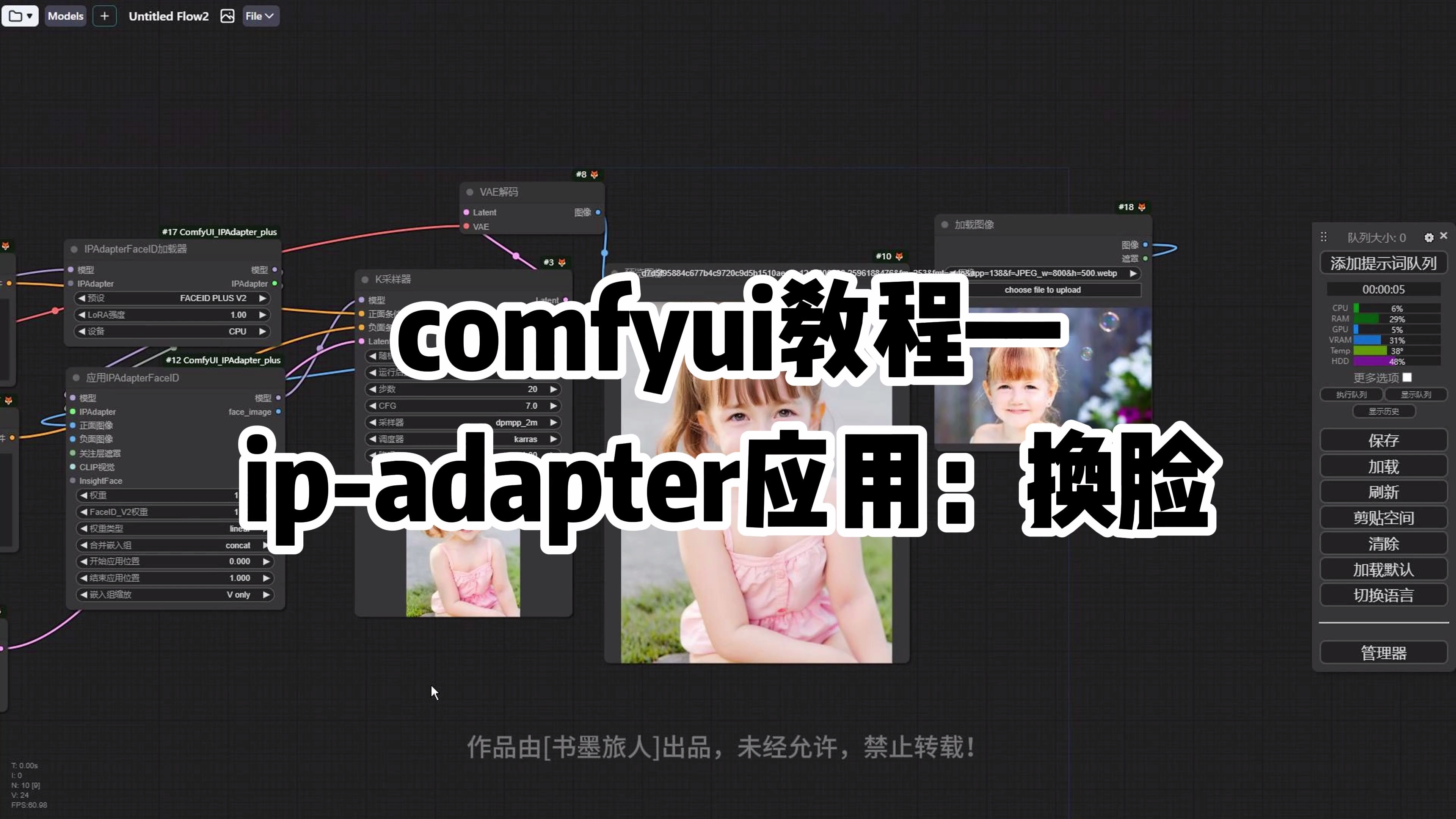 comfyui教程零基础无门槛使用可控的AI绘画_哔哩哔哩_bilibili