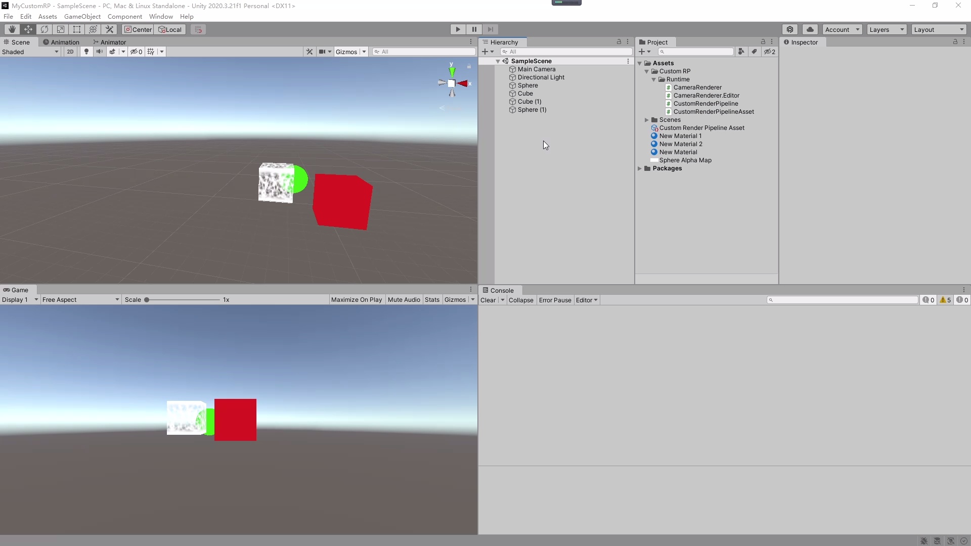 一步步搭建Unity可编程渲染管线_哔哩哔哩_bilibili