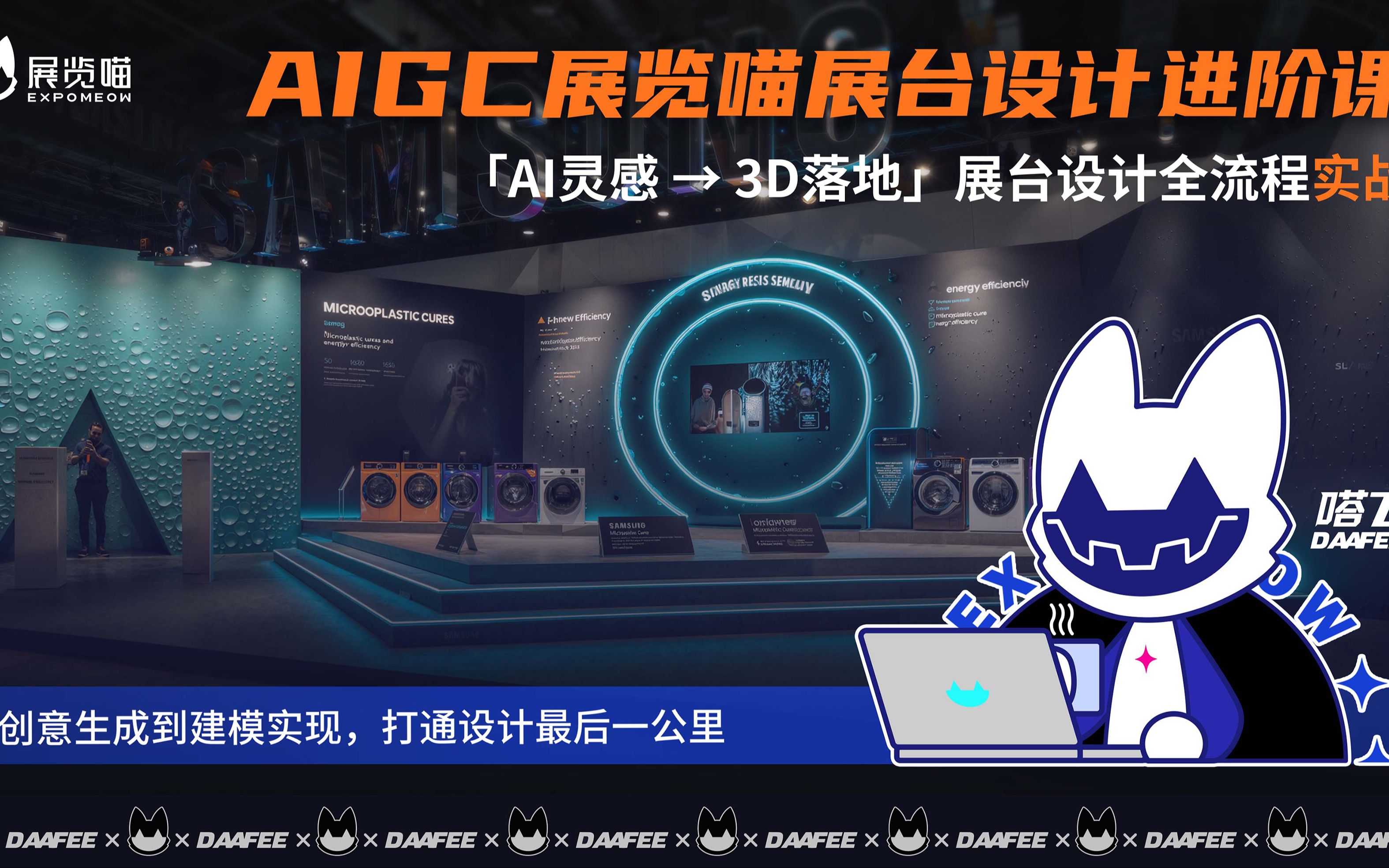 AIGC展览喵展台设计进阶课_哔哩哔哩_bilibili