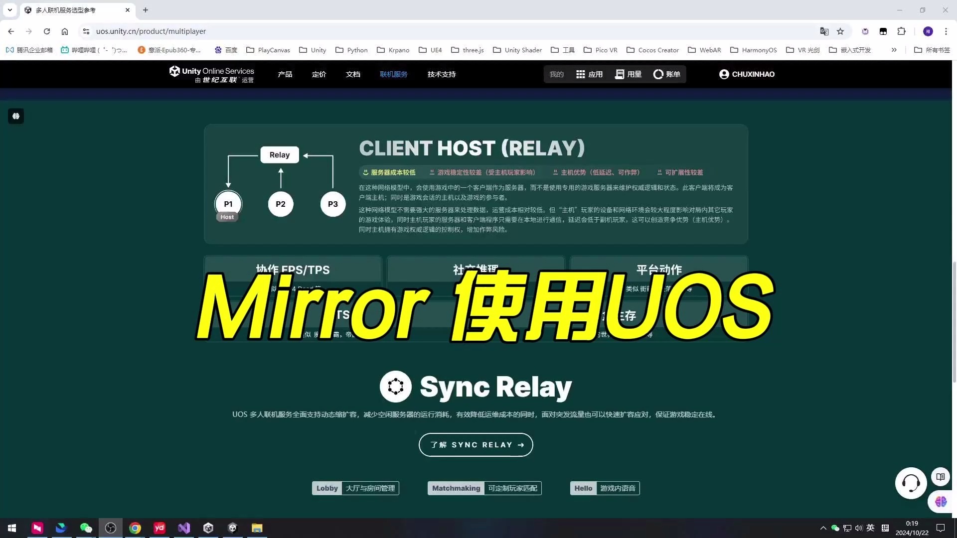 UnityPicoVR/MR多人联网Mirror_哔哩哔哩_bilibili