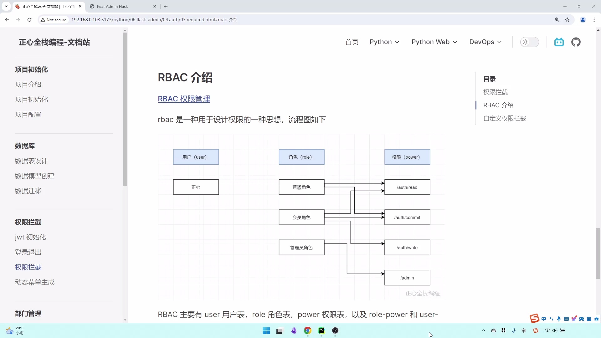 pear admin flask 后台管理项目_哔哩哔哩_bilibili