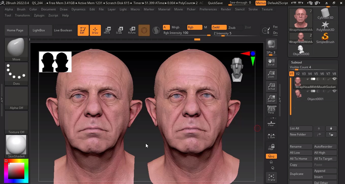 zbrush 插件 zwrap 应用_哔哩哔哩_bilibili